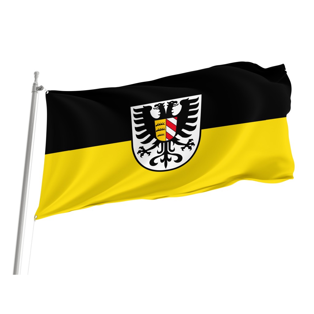High quality Alb Donau Kreis Flag - Alb Donau Kreis for Indoor ...