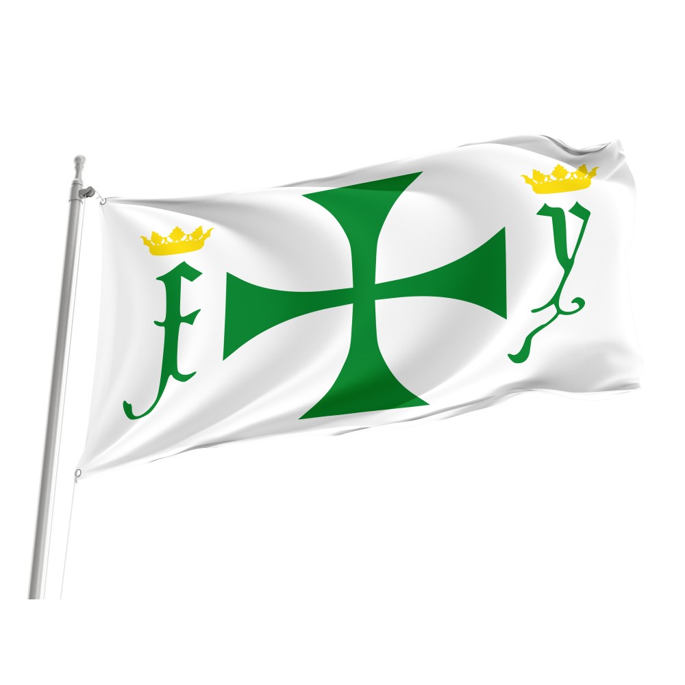 Christopher Columbus Flag, Unique Design Print - HISTORICAL--153