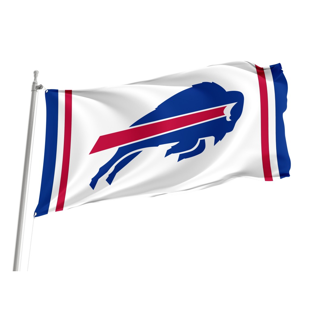 Buffalo Bills White Flag - Durable & UV-Safe flag