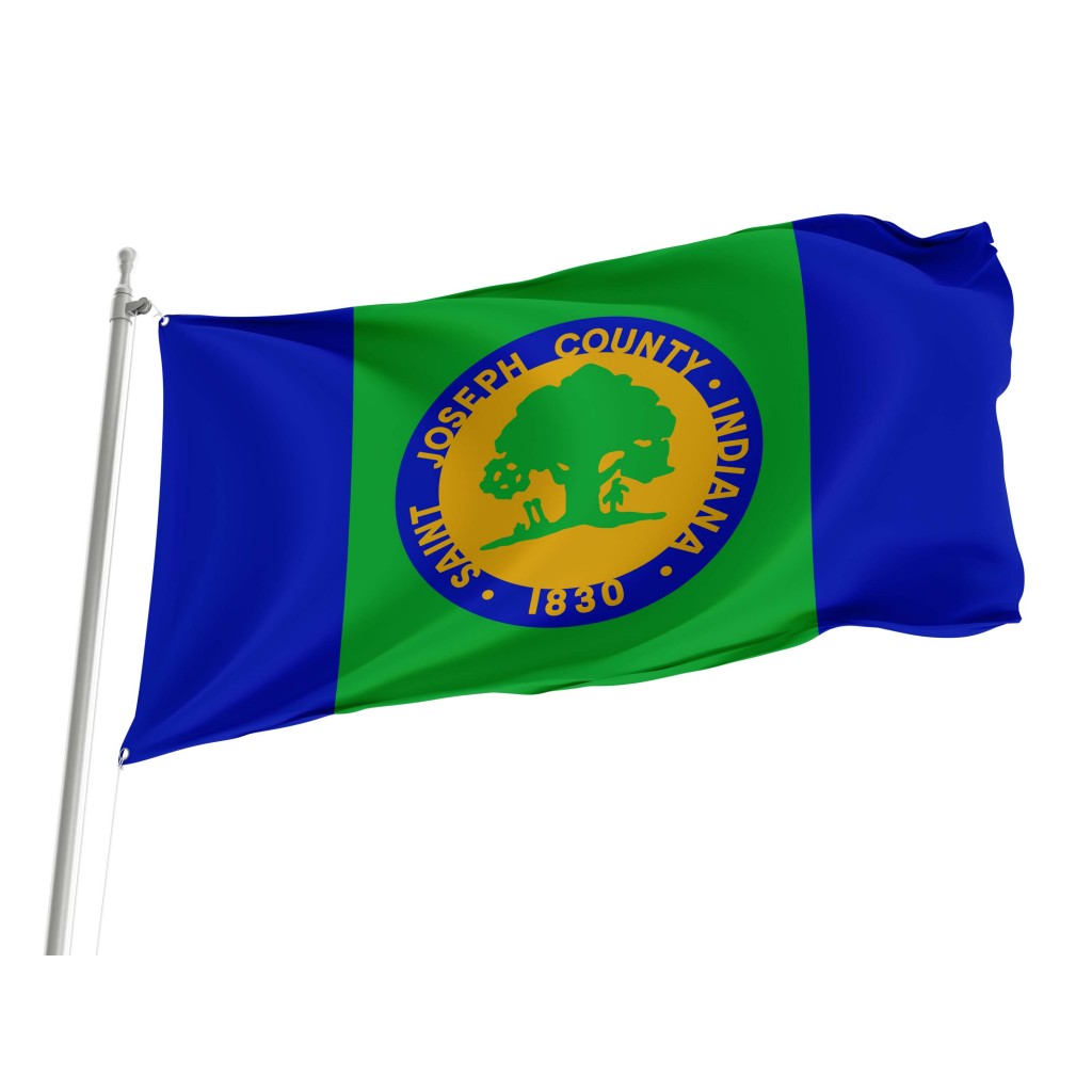 St. Joseph County Flag for Indoor & Outdoor Use - Durable & UV-Safe flag