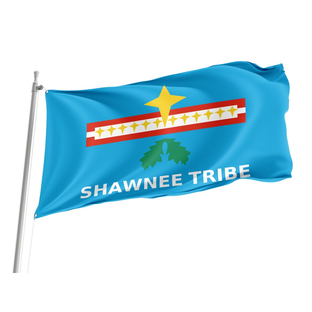 Flag of Shawnee Tribe of Oklahoma, Unique Design Print, Flags for ...