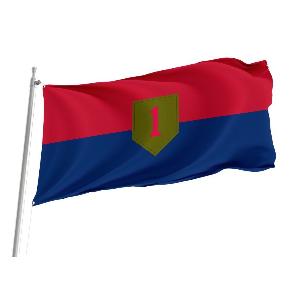 United States Army 1st Infantry Division Flag for Indoor & Outdoor Use ...