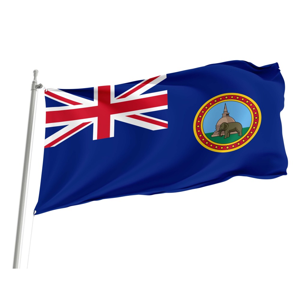 British Ceylon 1875-1948 Flag for Indoor & Outdoor Use - shopflagworld.com