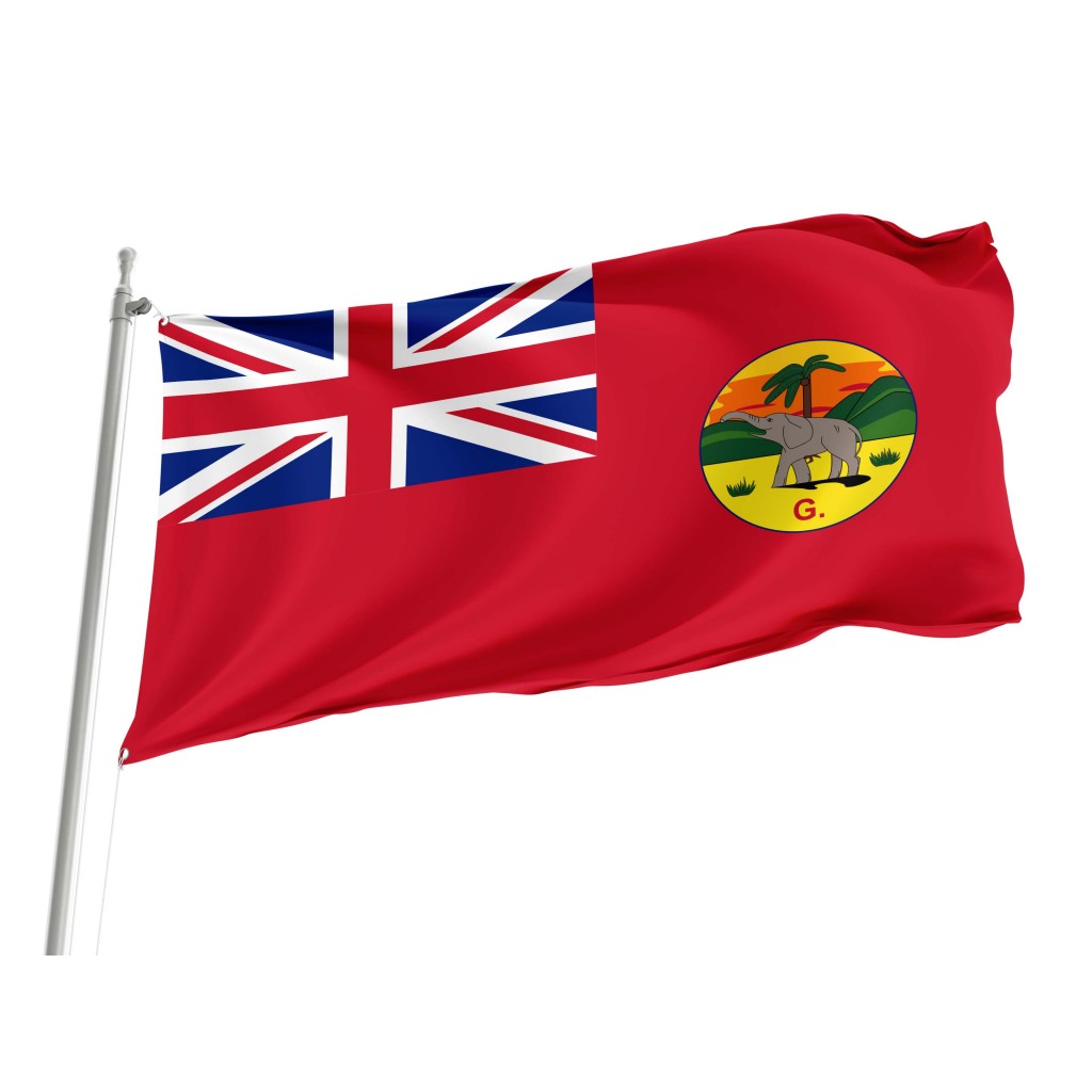 Gambia Colony and Protectorate 1889-1965 Civil Ensign Flag for Indoor ...
