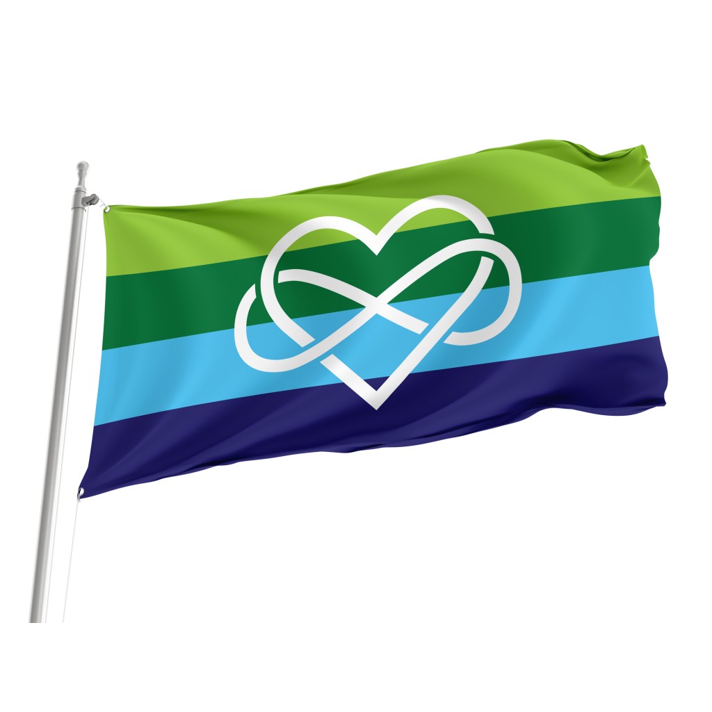Polyamory Pride Flag for Indoor & Outdoor Use - Durable & UV-Safe flag